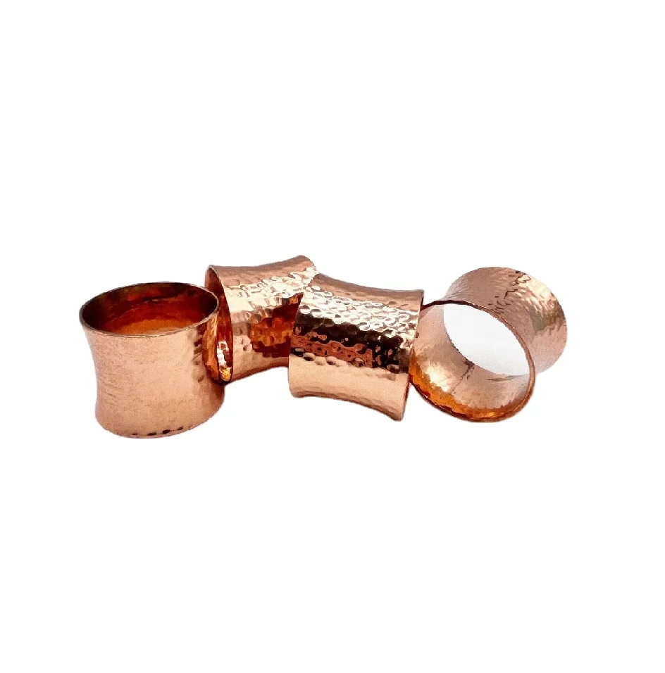 Copper Antique Indian Napkin Rings For Wedding Hotel Dining Turkish ...
