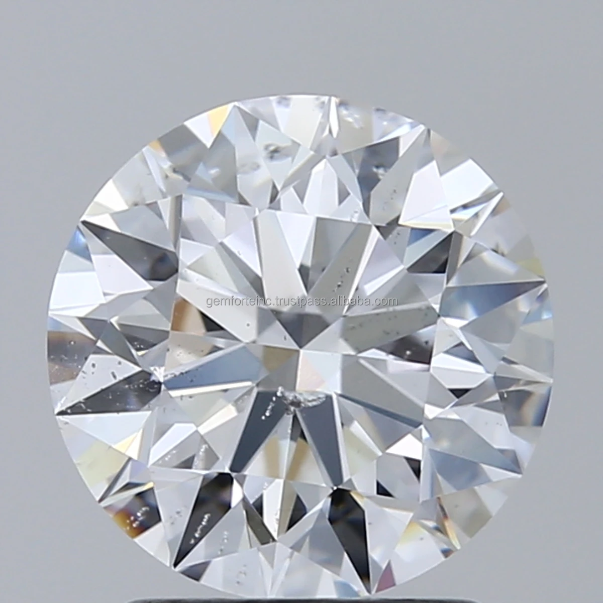 2 Carat Synthetic Diamonds Round Brilliant Cut Excellent Si1 Vs1 Vs2 ...