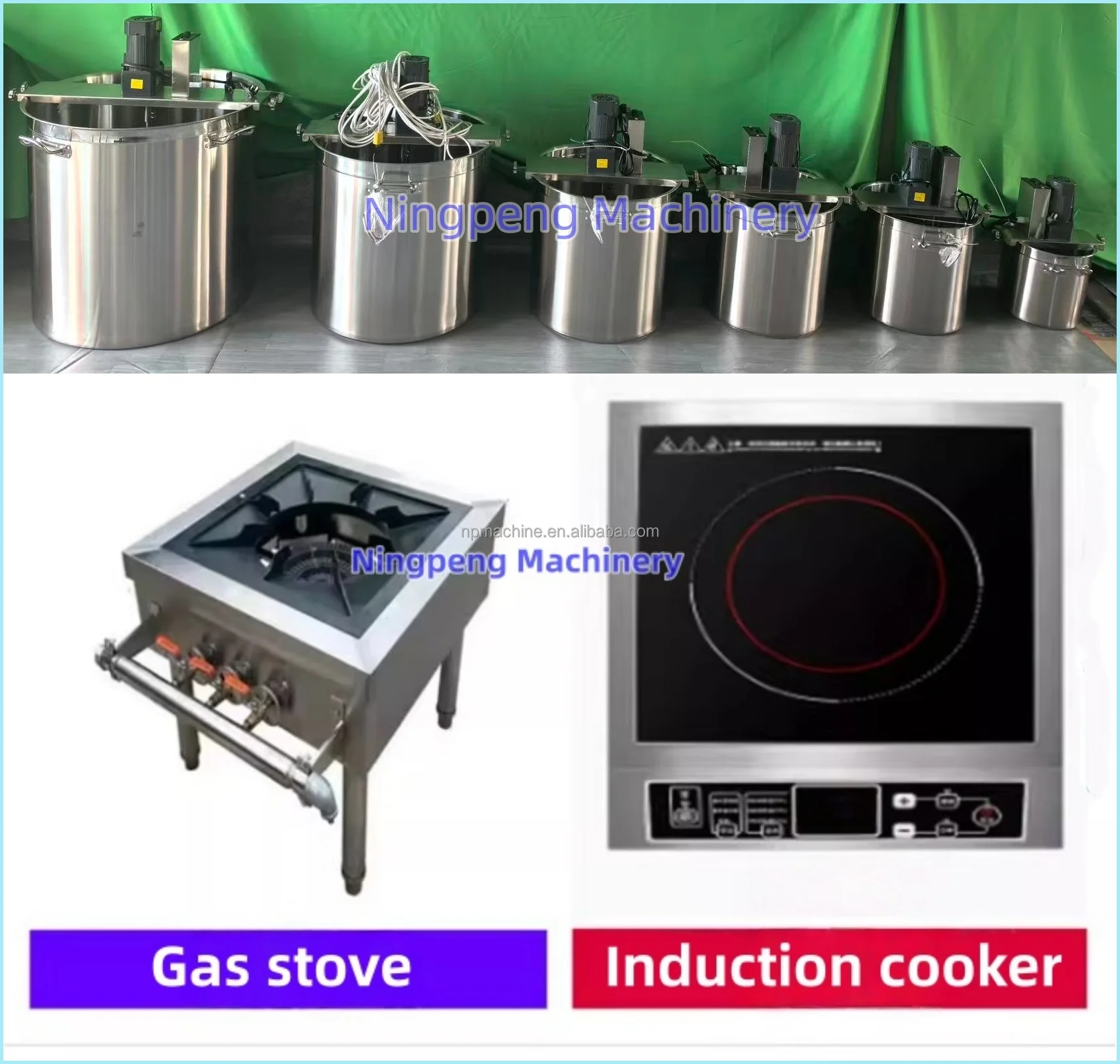 Electric Food Cooking Mixer Machine Chilli Sauce Mixer Fruit Jam ...