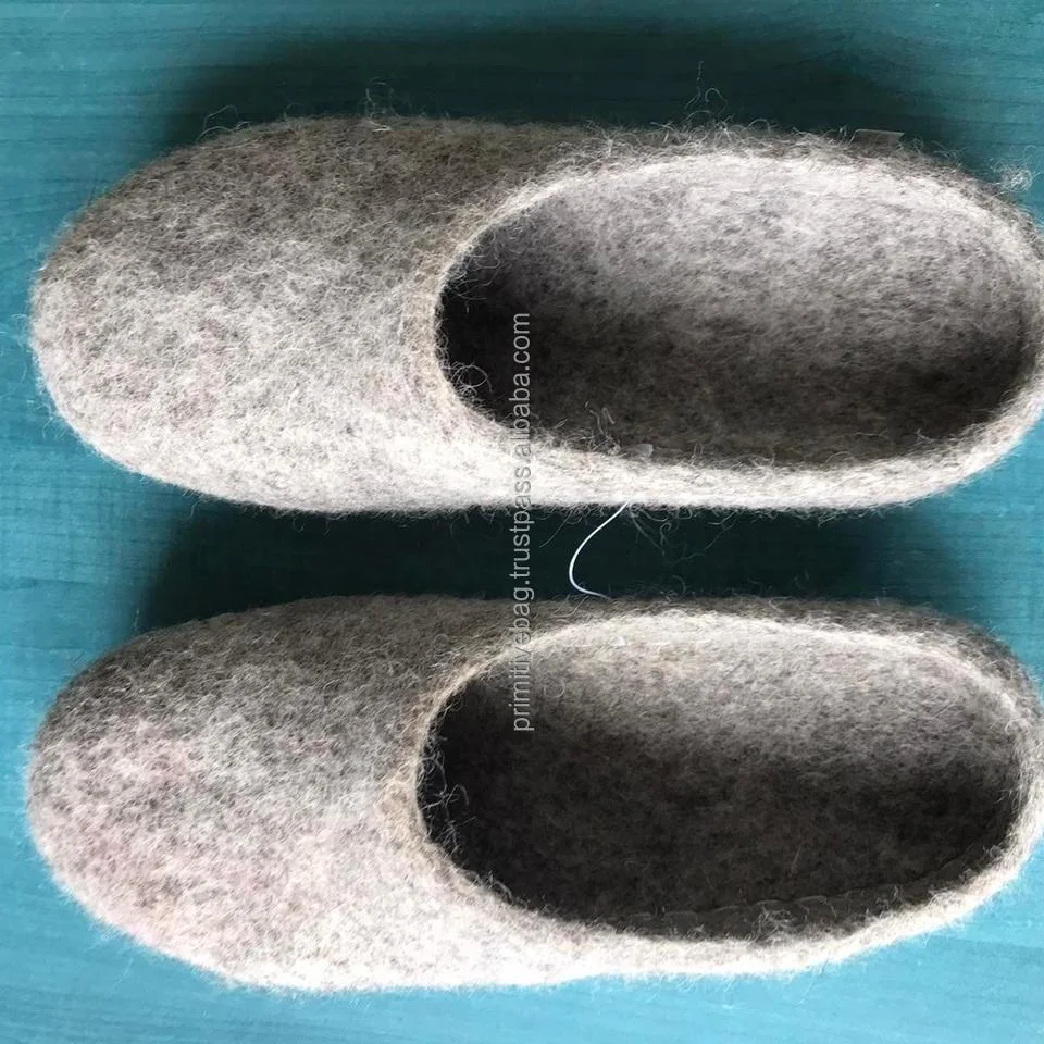 Lightweight Felt Wool Slipper Handmade By Women Happy Sheep Wool Fair ...