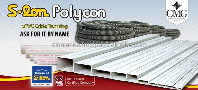 Competitively Priced PVC Cable Trunking Solid Electrical Insulation ...