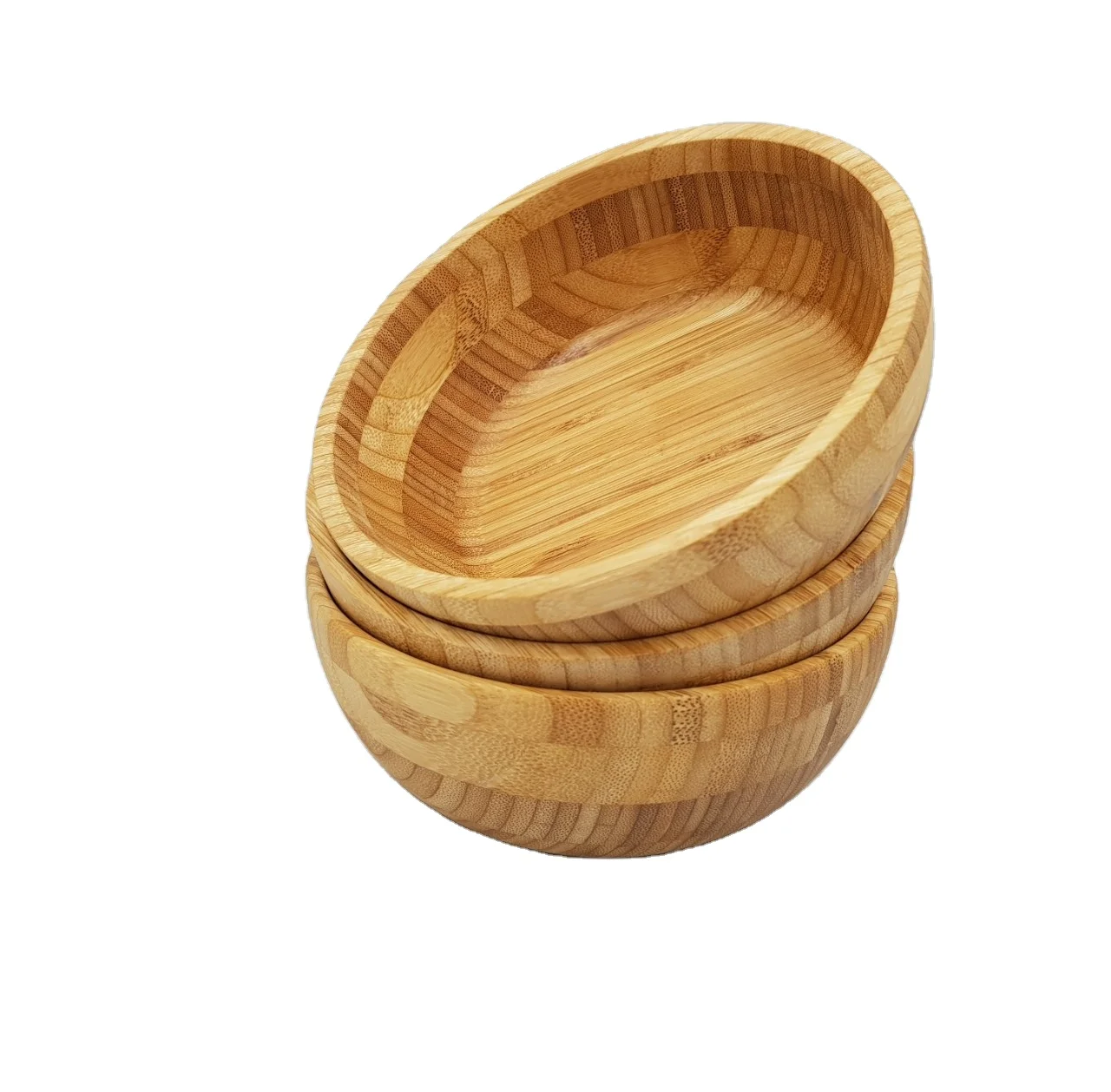 Hot Trend Durable Natural Bamboo Bowl Eco-friendly Wood Soup/salad ...