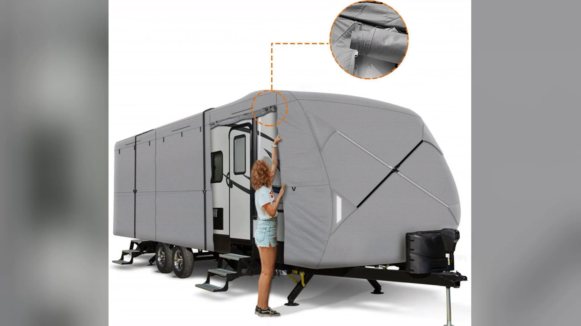 Custom Size High Quality Caravan Cover Heavy Duty All Weather ...