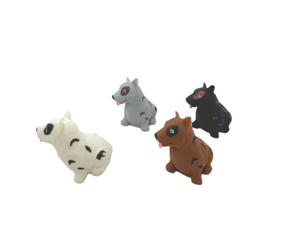 4" Squeeze Cutie Baby Dog Family Toy For Kids Funny Stress Relief Toy ...
