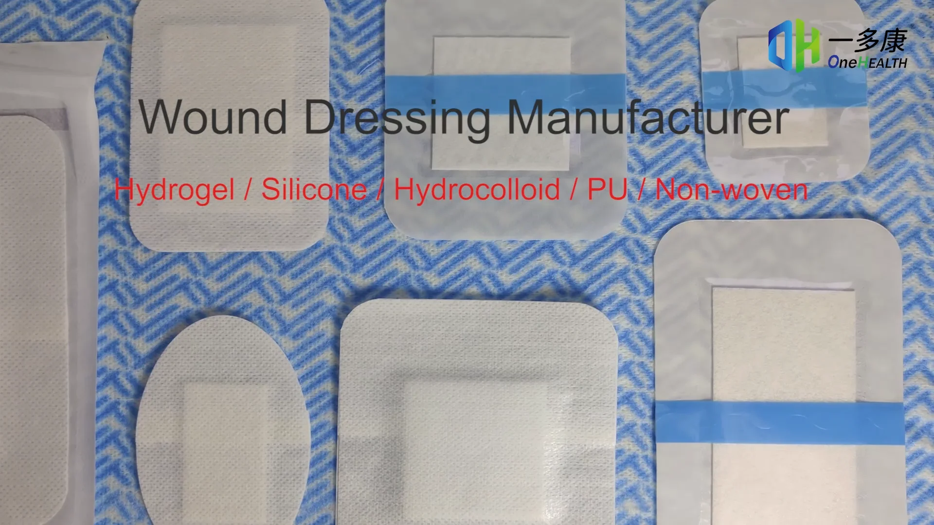 Medical Grande Waterproof Pu Film Adhesive Wound Dressing For Cesarean ...