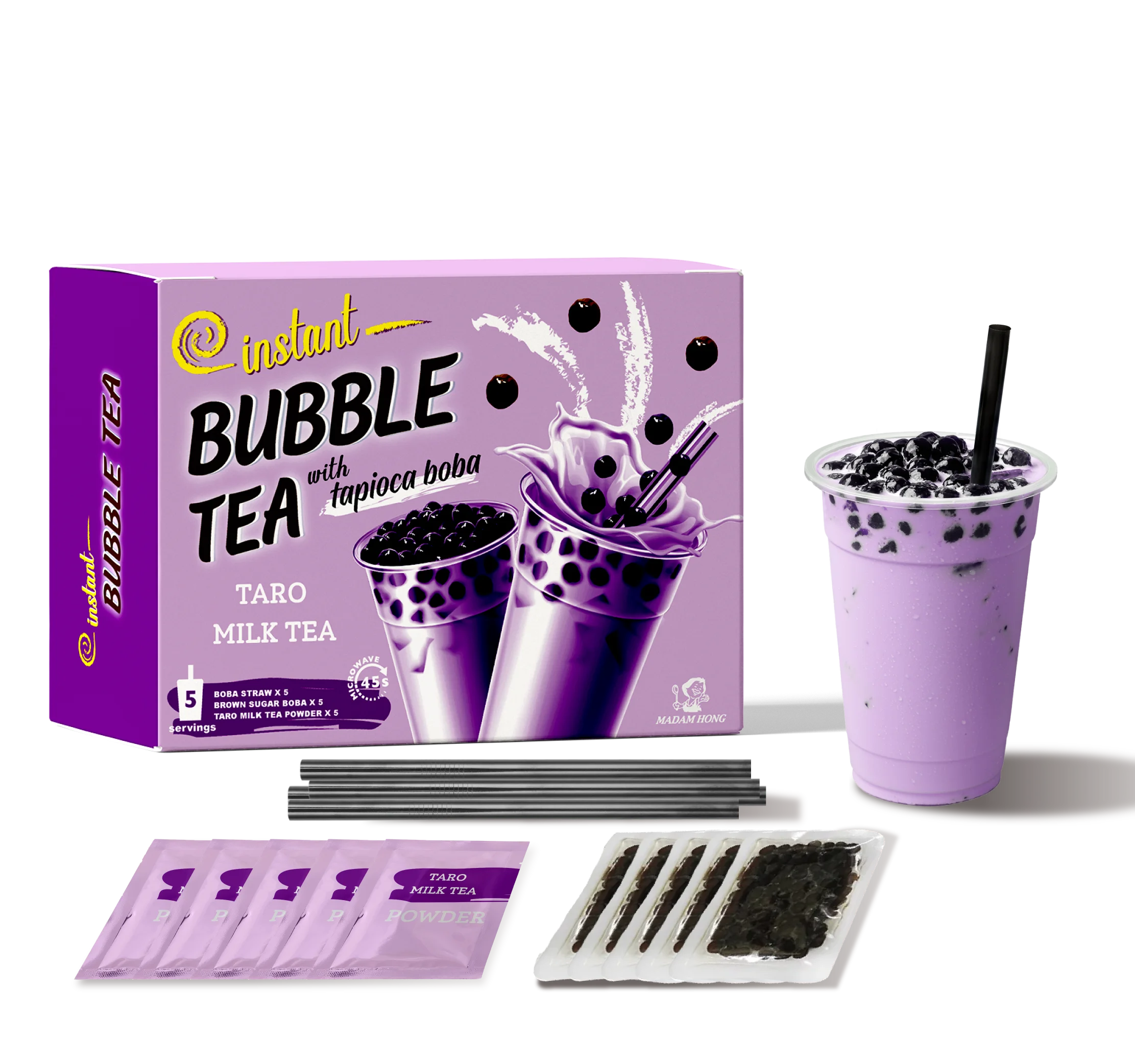 Taiwan Taro Instant Bubble Tea Kit| Alibaba.com