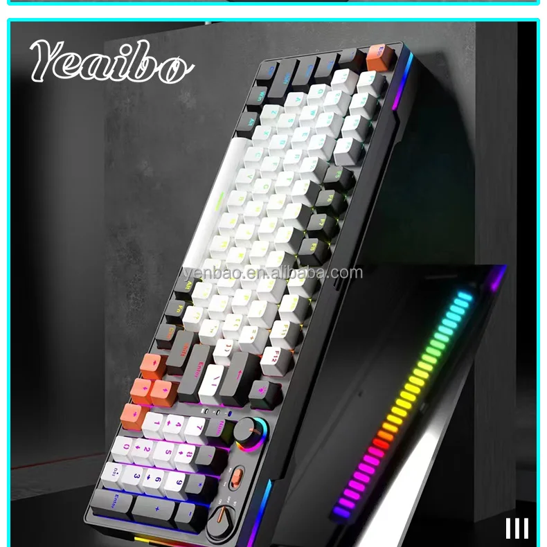 Yeaibo 98 with Protection Case - Cute Wooting He Cheap Mechanical Keyboard