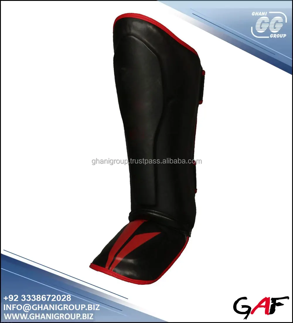 GAF Custom Muay Thai Combat Training Leg and Instep Thicken Protective ...