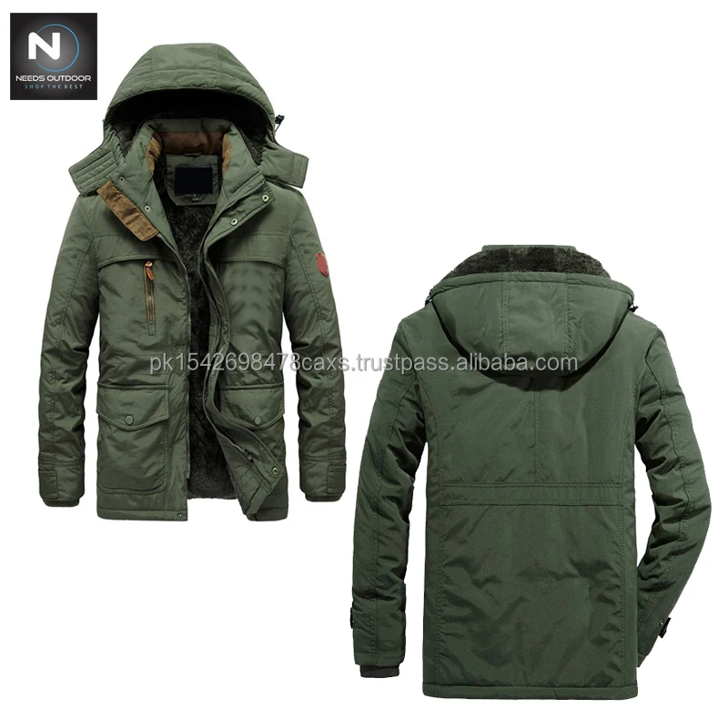 Wholesale Men's Padded Parka Jacket - Waterproof Winter
