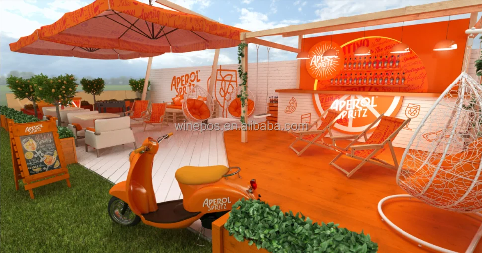 Aperol Spritz POS Aperol Promotion Items - Waterproof & Customizable