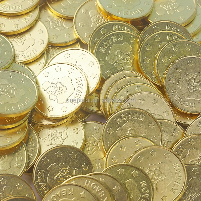 Custom Metal Arcade Game Coins - Durable & Customizable
