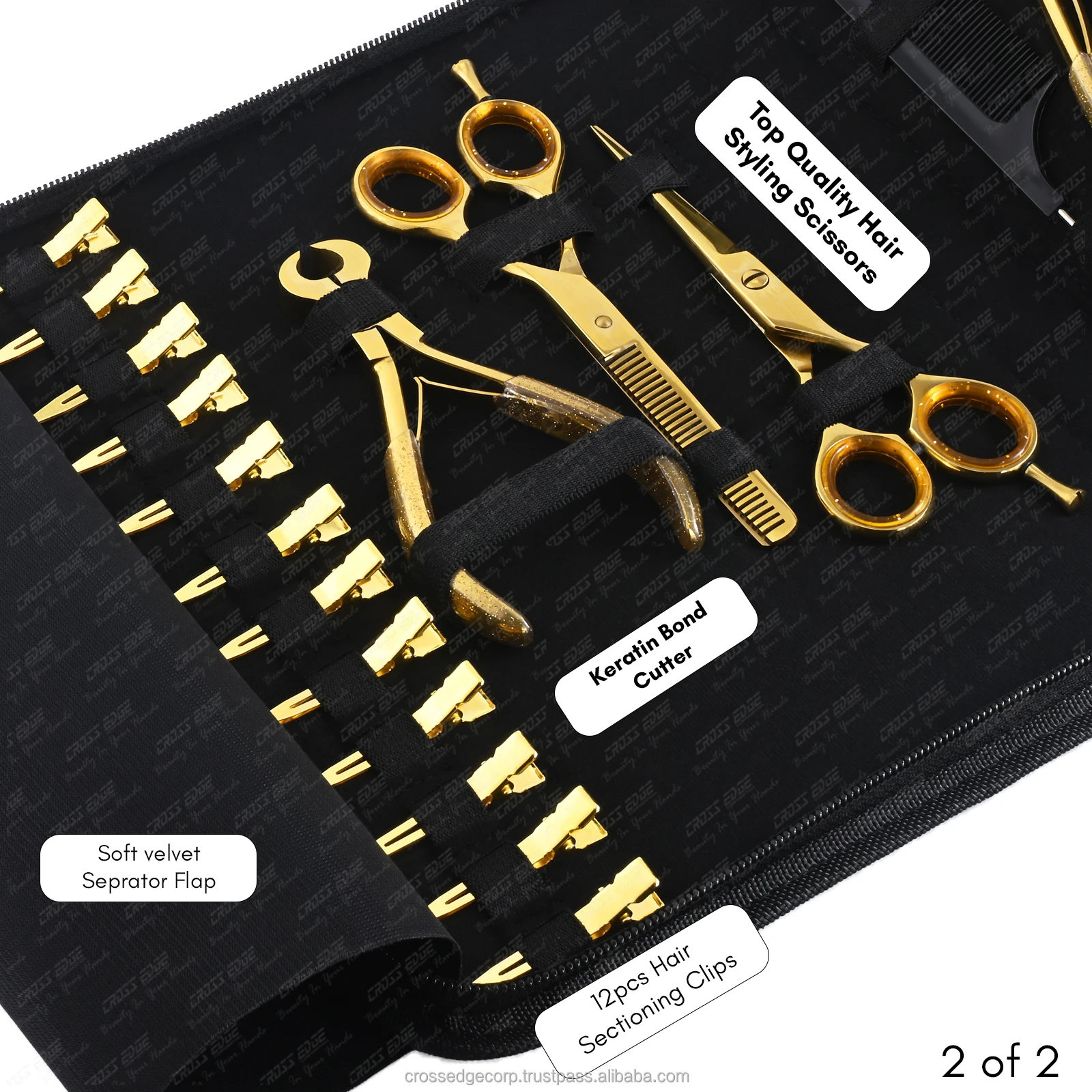 Gold Hair Extensions Clamps & Pliers Kit - Keratin Bond Cutter ...