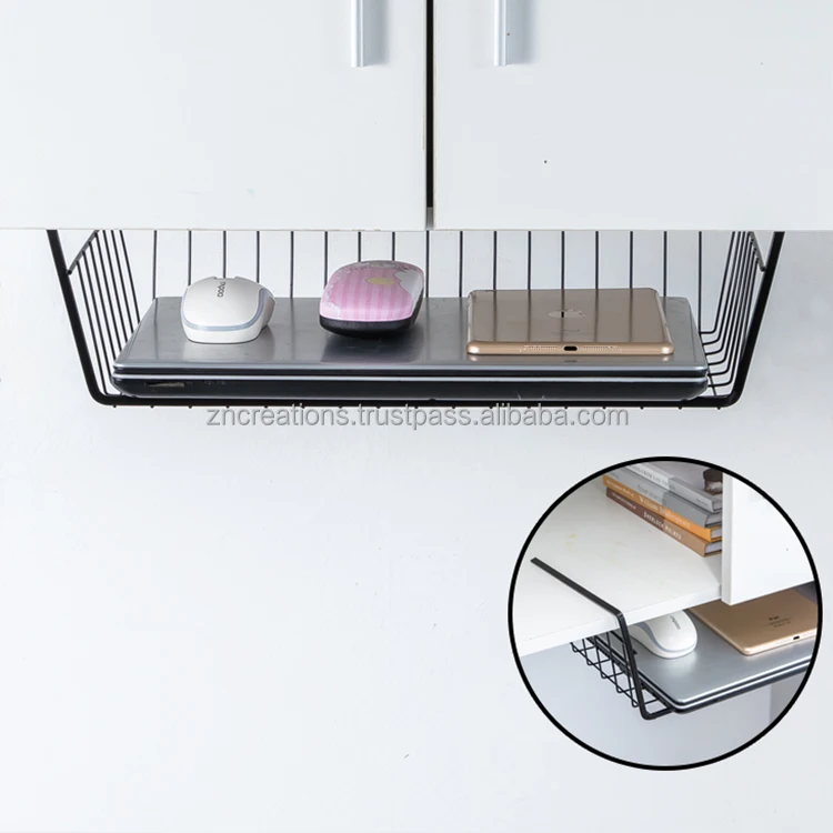 High Quality Iron Wire Basket Rack for Kitchen Hanging Rack Metal ...