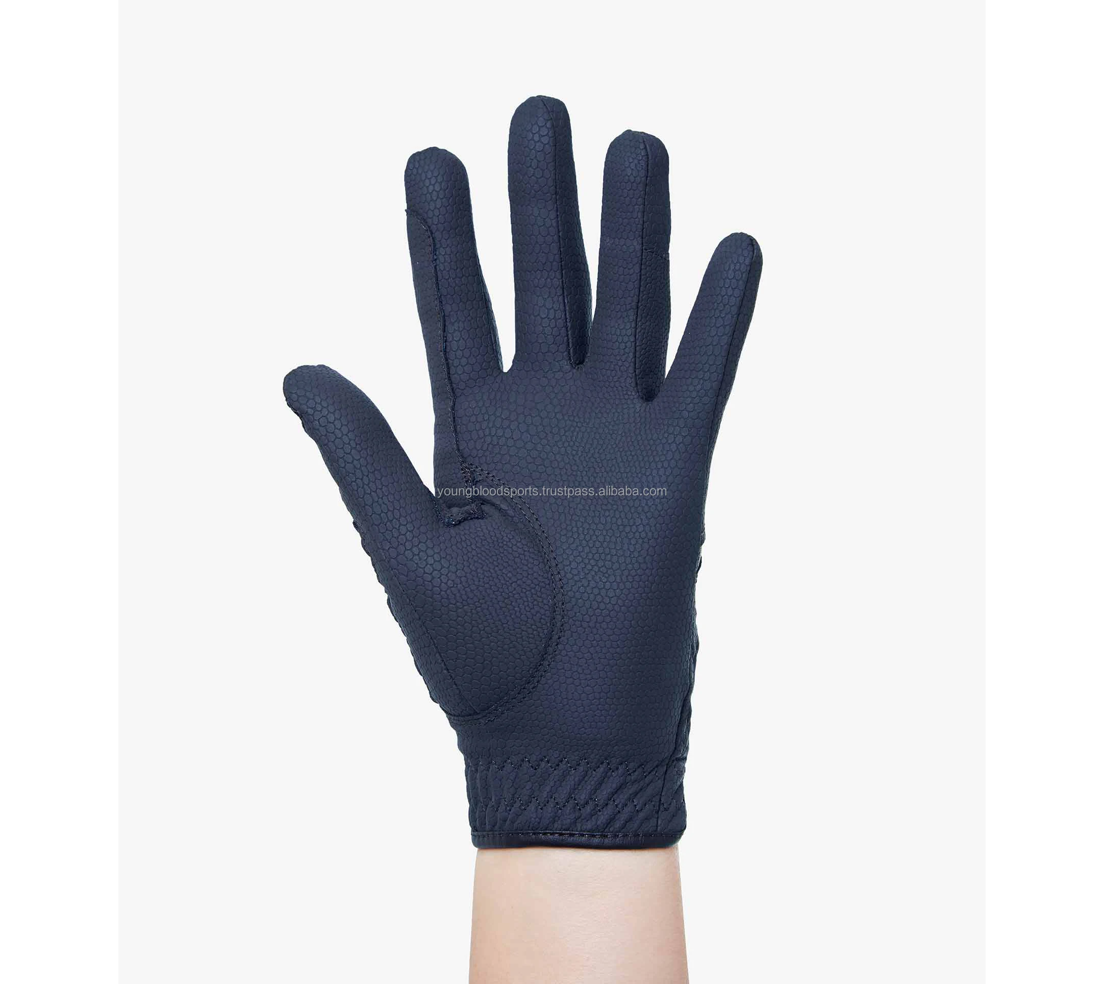 Women's Horse Riding Gloves Stretchable Equestrian Gloves Breathable ...