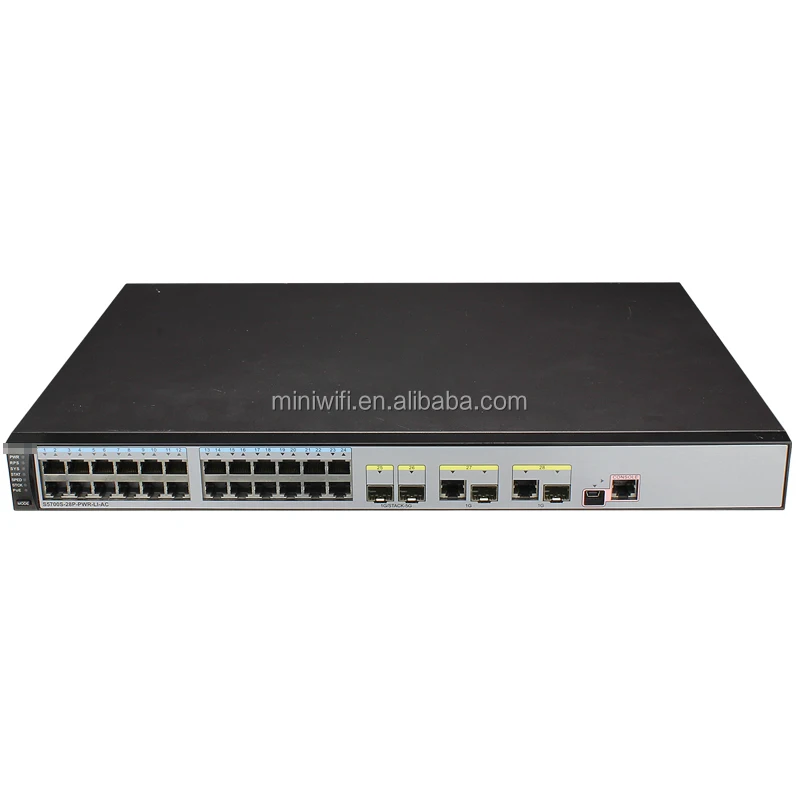 Optical Ethernet Switch S5700S-28P-PWR-LI-AC Network Optical Switch ...