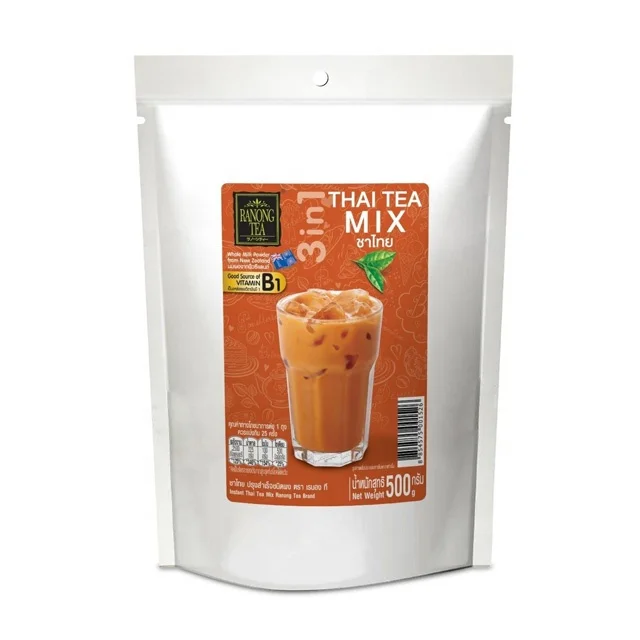 500g 3 In 1 Thai Instant Tea Mix Powder Ranong Brand For Drink Beverage ...