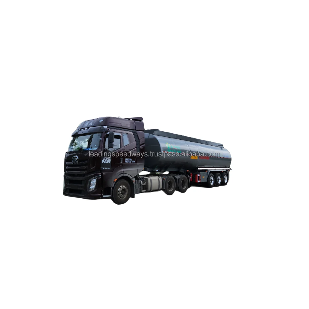 Faw Chassis Brand New Fuel Tanker 40 Litre 3axle Aluminium Material ...