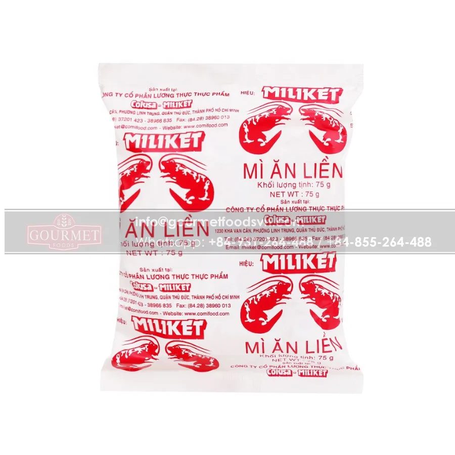 Miliket Instant Noodle Shrimp With Shiny Golden Noodles and Miliket ...