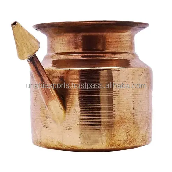 High Quality Premium Copper Pooja Lota Classic Water Pot for Weddings ...