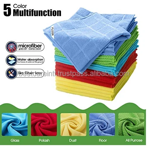 White Cotton Cleaning Rags - High Absorption & Durability