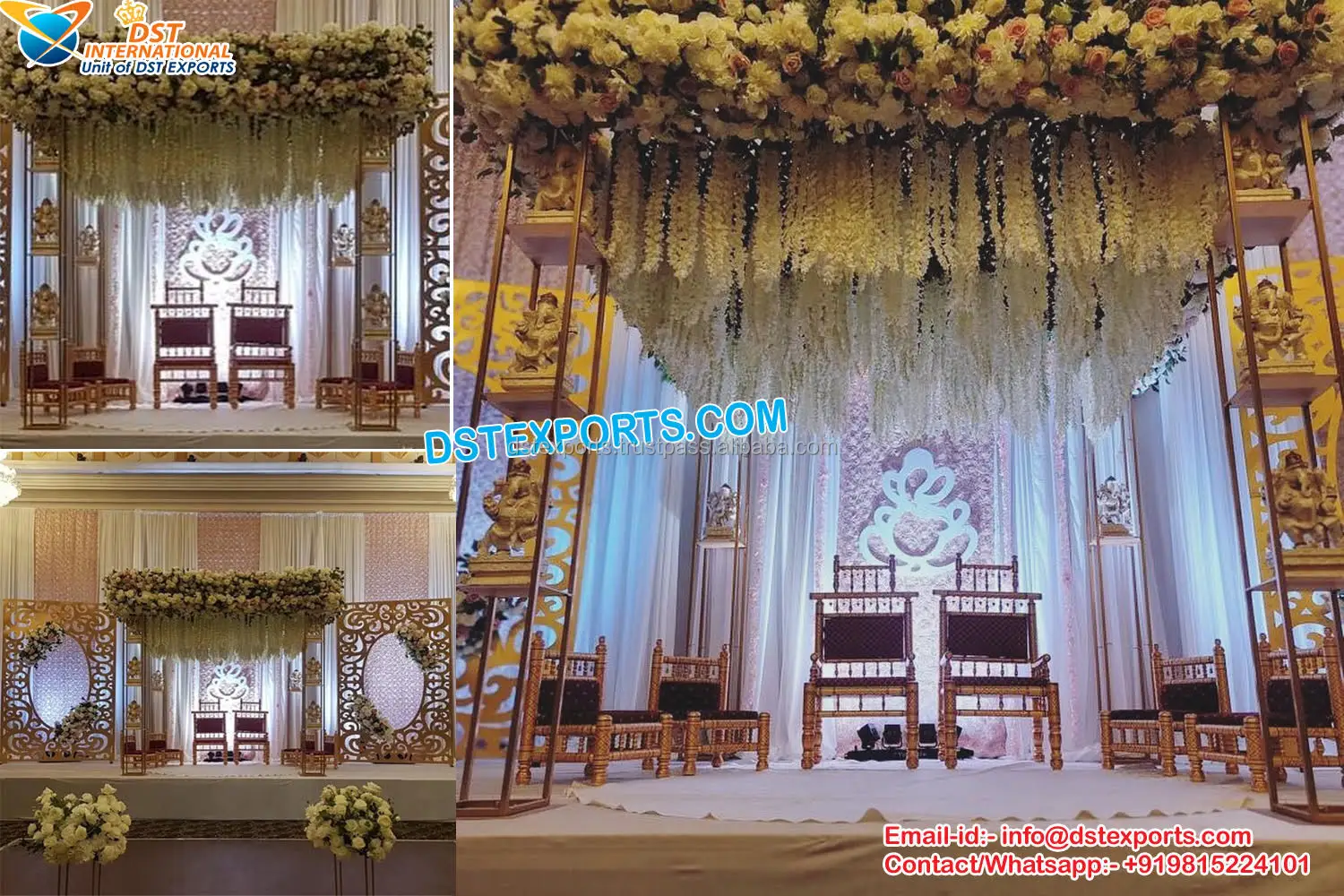 Fairytale Wedding Decor Metal Mandap Chuppah Outdoor Wedding Theme ...