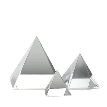 Wholesale Blank K9 Crystal Pyramid Prism Optical Glass Prisms ...