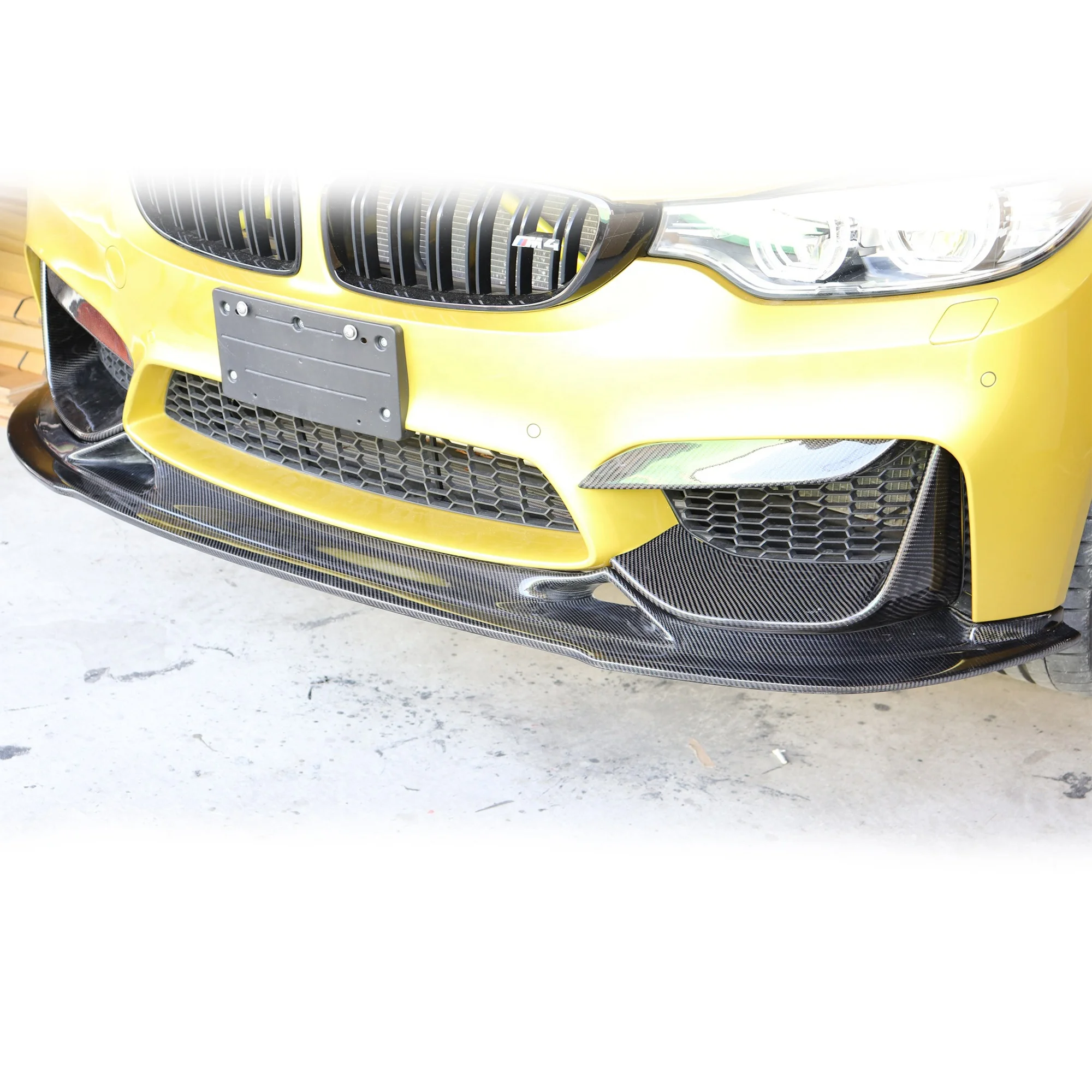 Rz Style Carbon Front Lip For F80 F82 F83 M3 M4 - Buy Front Lip ...