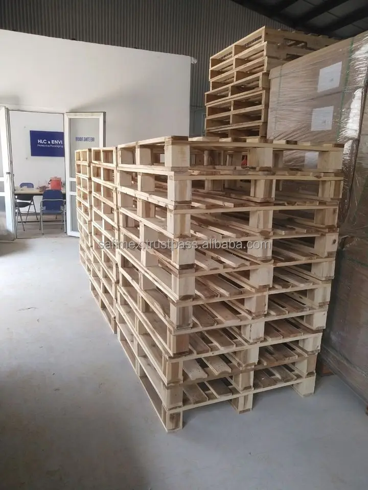 Vietnamese Wooden Pallet EU Standard for Packing / Pine Rubber Wood ...