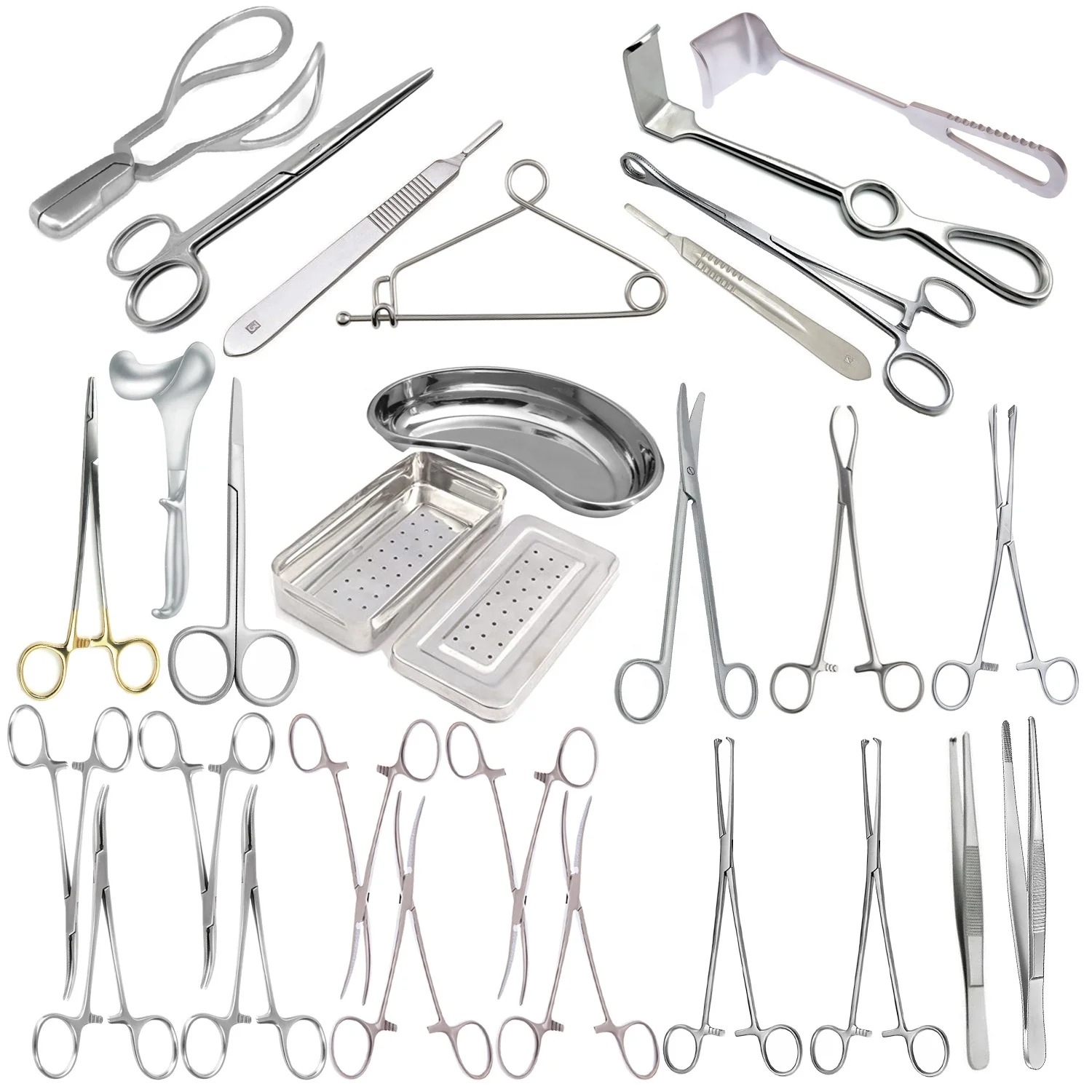 Cesarean Section Set Of 31pcs General Delivery C Laparotomy Gynaecology ...