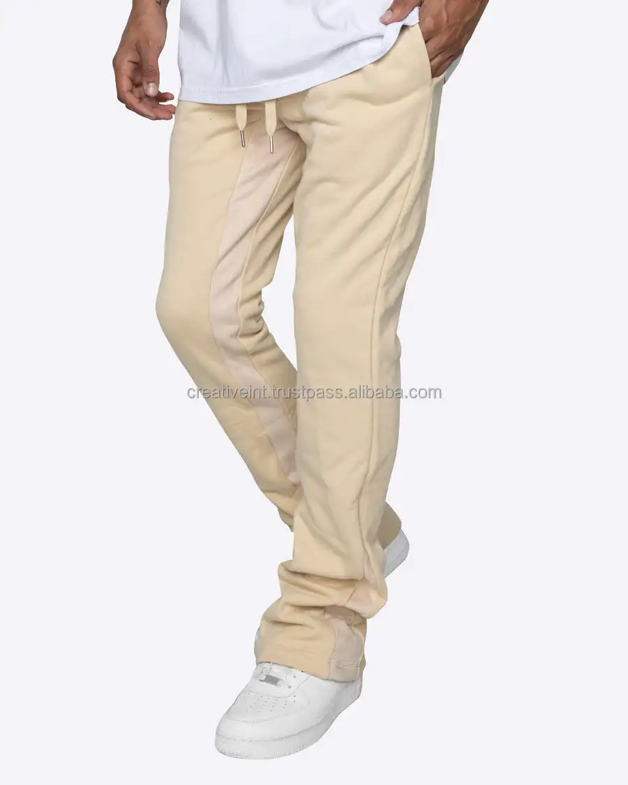 High Quality Custom Track Pants Flare Heavyweight Cotton Sweatpants Men ...