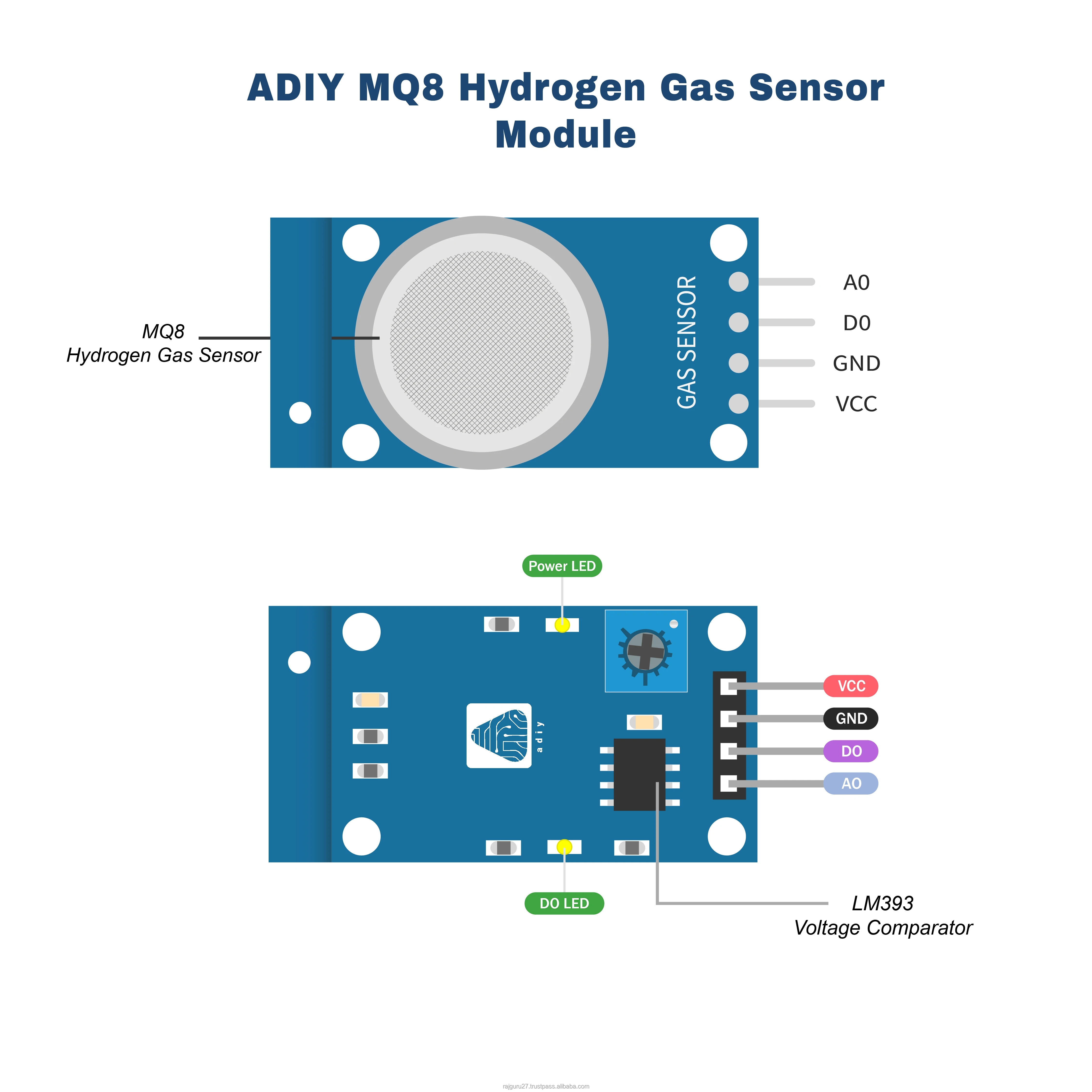 Adiy Mq8 Hydrogen Gas Sensor Module Made In India Buy Adiy Mq8 Hydrogen Gas Sensor Module 
