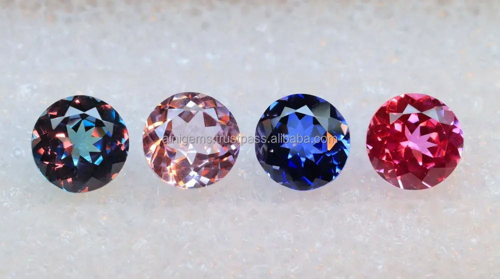 Lab Grown Alexandrite Gemstone Lab Grown Pink Sapphire Gemstone Lab ...
