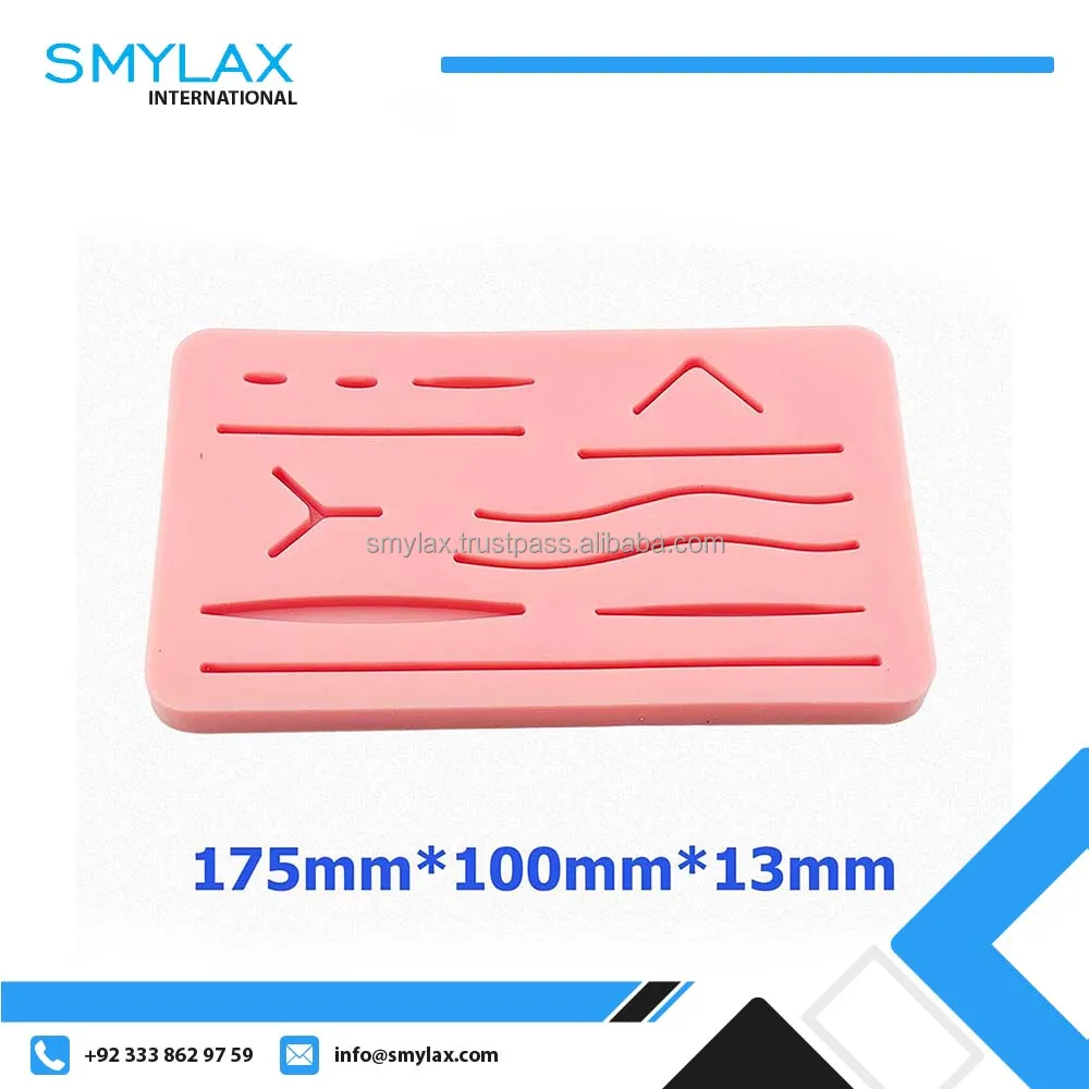 Y Traumatic Skin Suture Model With Wound Silicone Suture Practice Pad ...