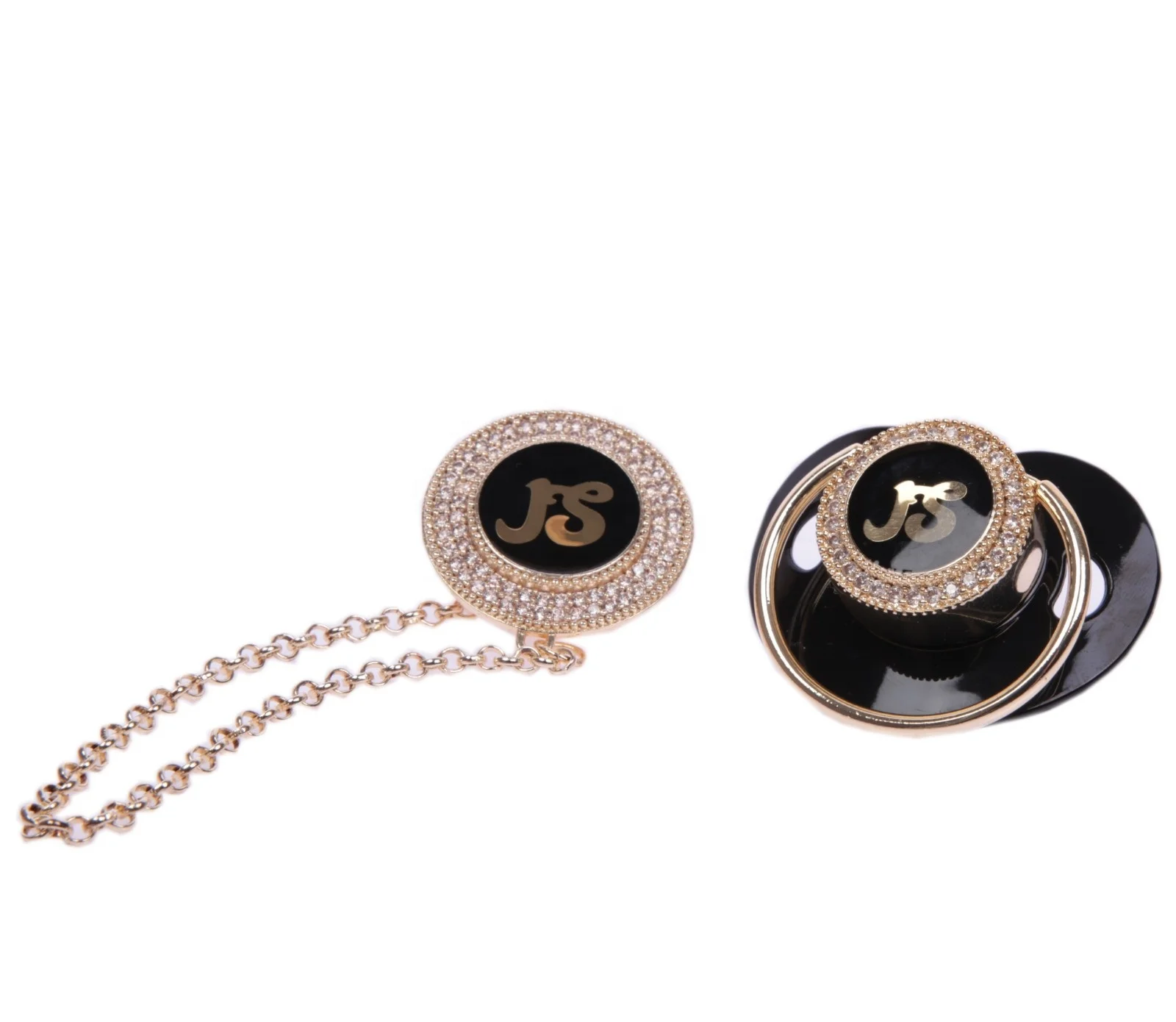 High Quality Gold Butterfly Pacifier Clip Thermos Milk Water Baby ...