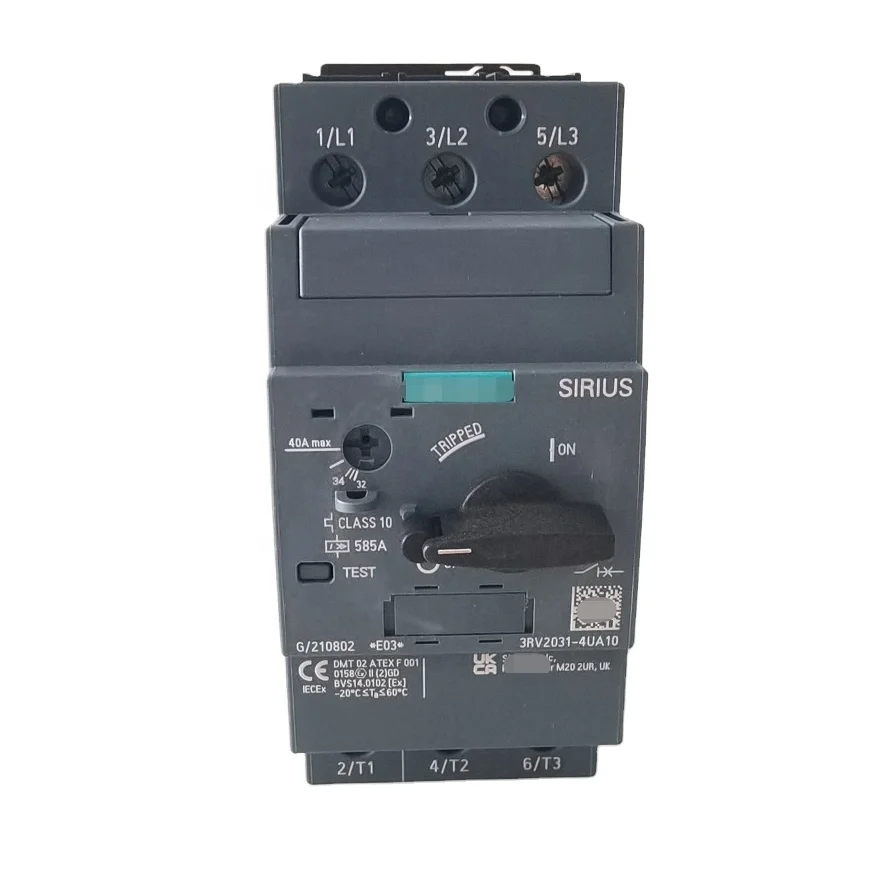 Sirius 3rv2 Series Circuit Breaker 3rv2031-4ua10 For Motor Protection ...