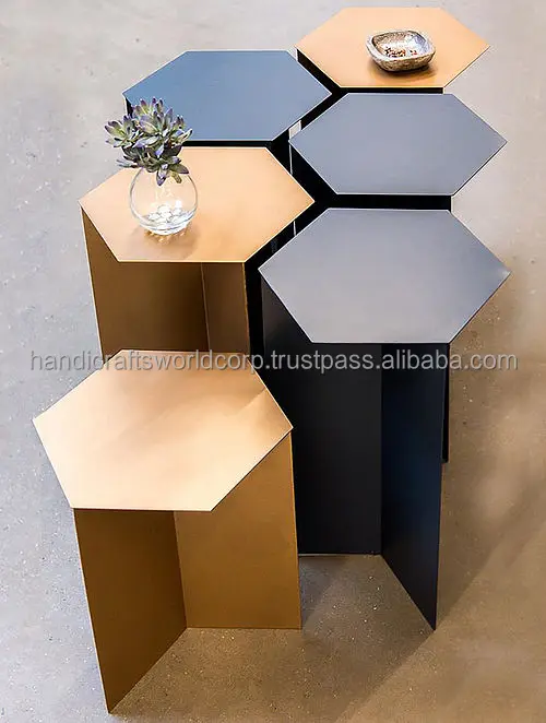 White Powder Coated Modern Design Round Table for Home