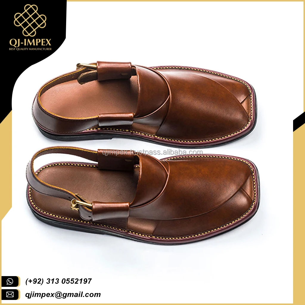 High Quality Peshawari Chappals - Handmade Leather Sandals
