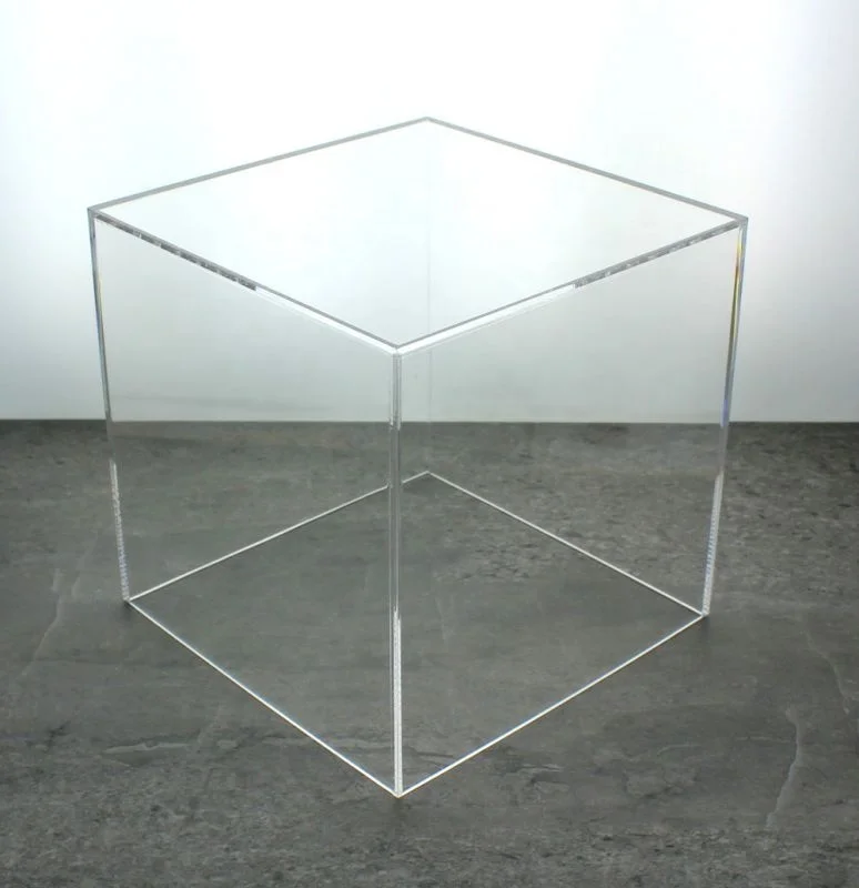 Acrylic Box Custom clear Plexiglass Acrylic Display 5side Box with Lid ...