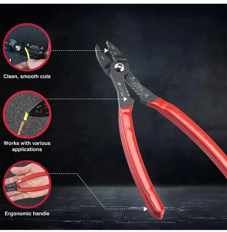 Multifunctional Wire Stripper Electrician Wire Puller Cable Scissors ...