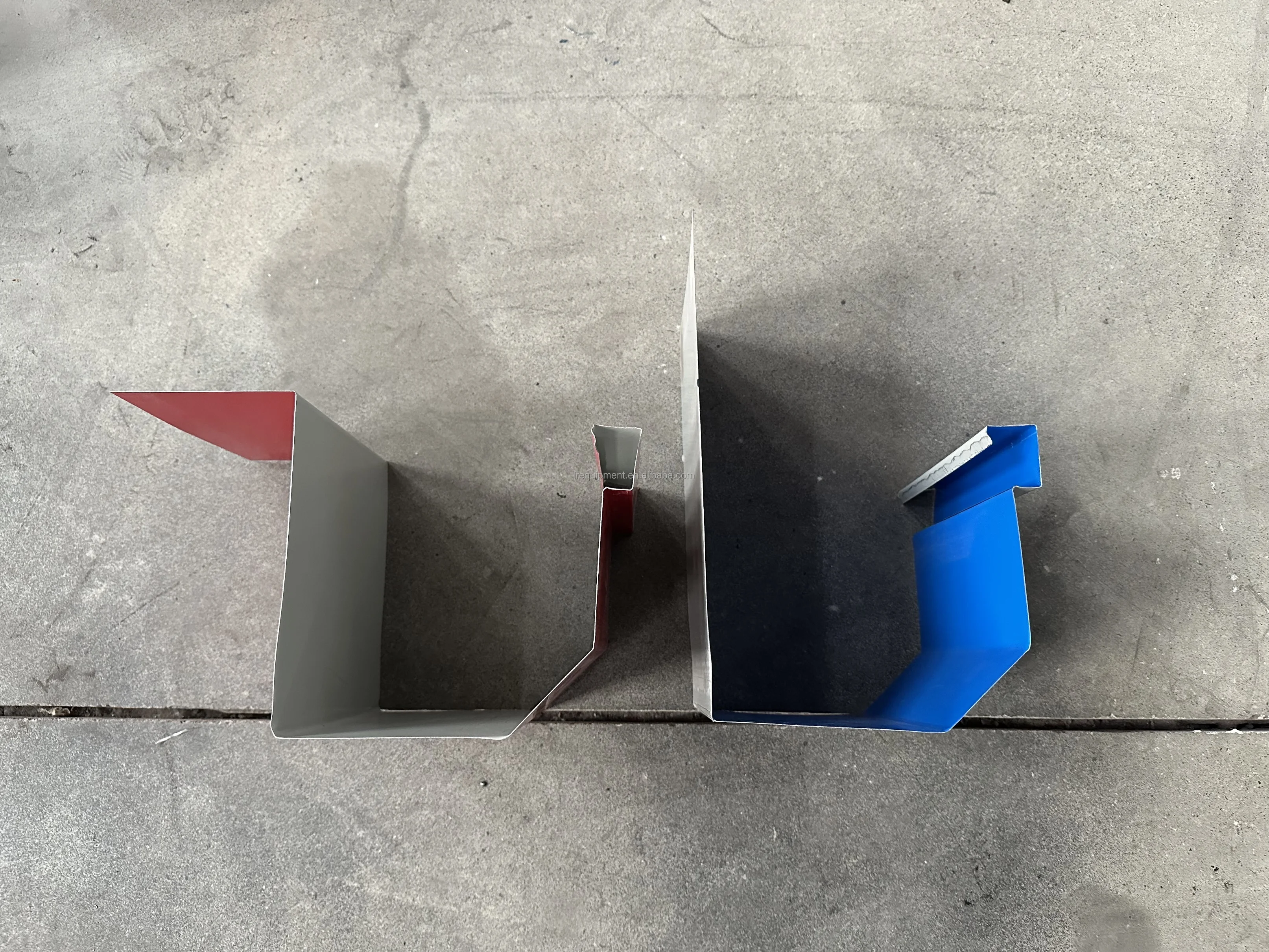 Galvanized Steel Metal Downspout Gutter Roll Forming Machine Seamless ...