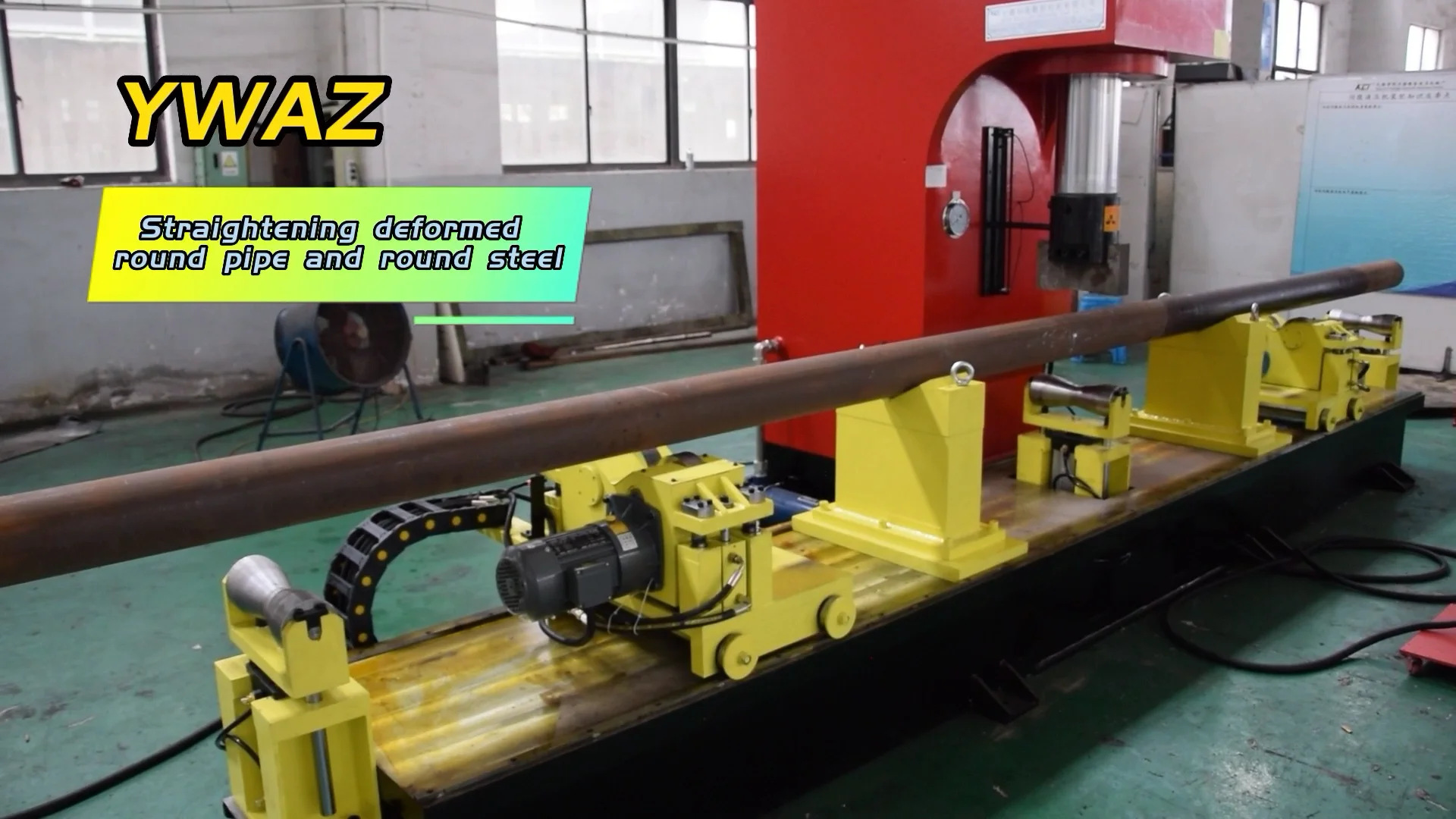 Ywaz Series 100t Steel Pipe Straightening Machine Hydraulic ...