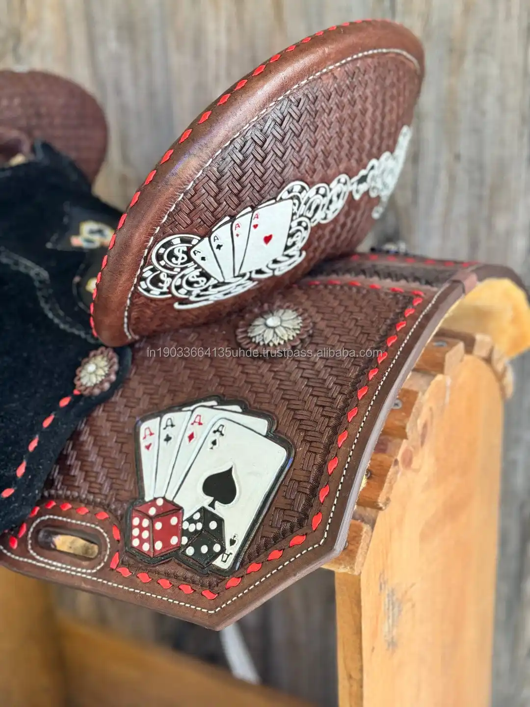 2025 Cards Cowboy Horse Leather Western Show Barrel Racing Horse Saddle ...