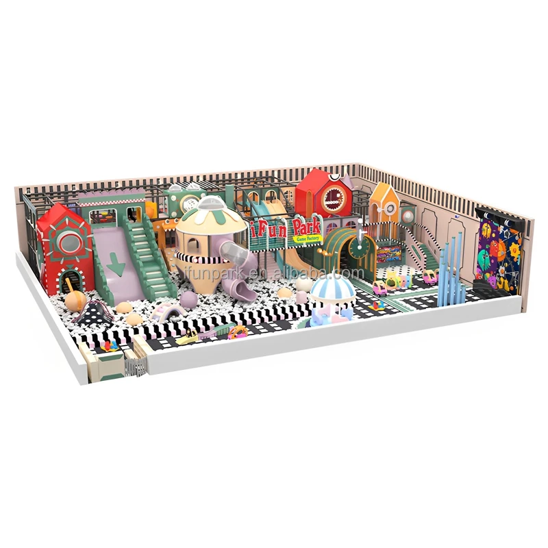 Ifun Park Indoor Amusement Park Indoor Soft Playground With Ball Pool ...