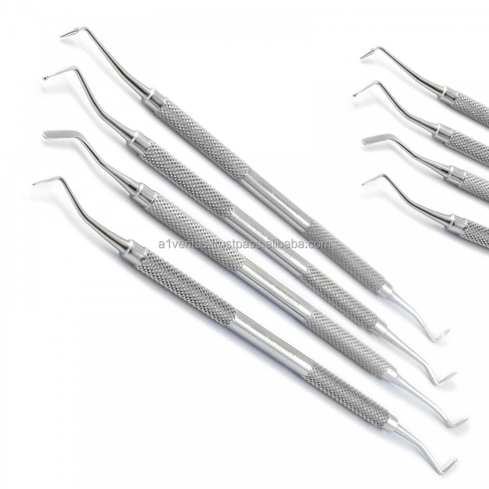 Silicone Handle Dental Composite Filling Instruments Kit 5pcs Tools ...