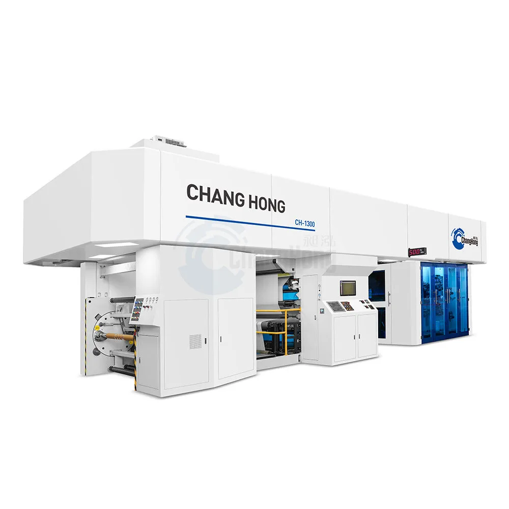 Sleeve type Gearless Flexo machine cylinder printing machine Automatic ...