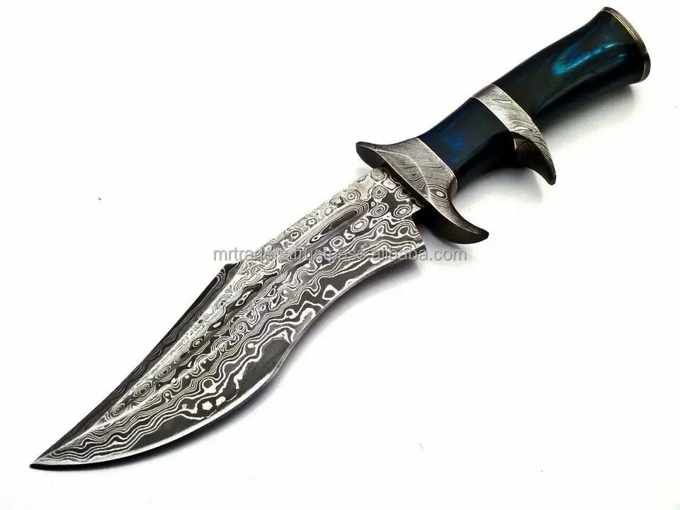 Premium Quality Hand Crafted Damascus Steel Hunting Knife Outdoor Knife ...