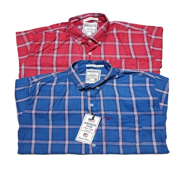 Solid Twill Dobby Shirt S Men's 100% Cotton Shirts For Vacation - Buy ...