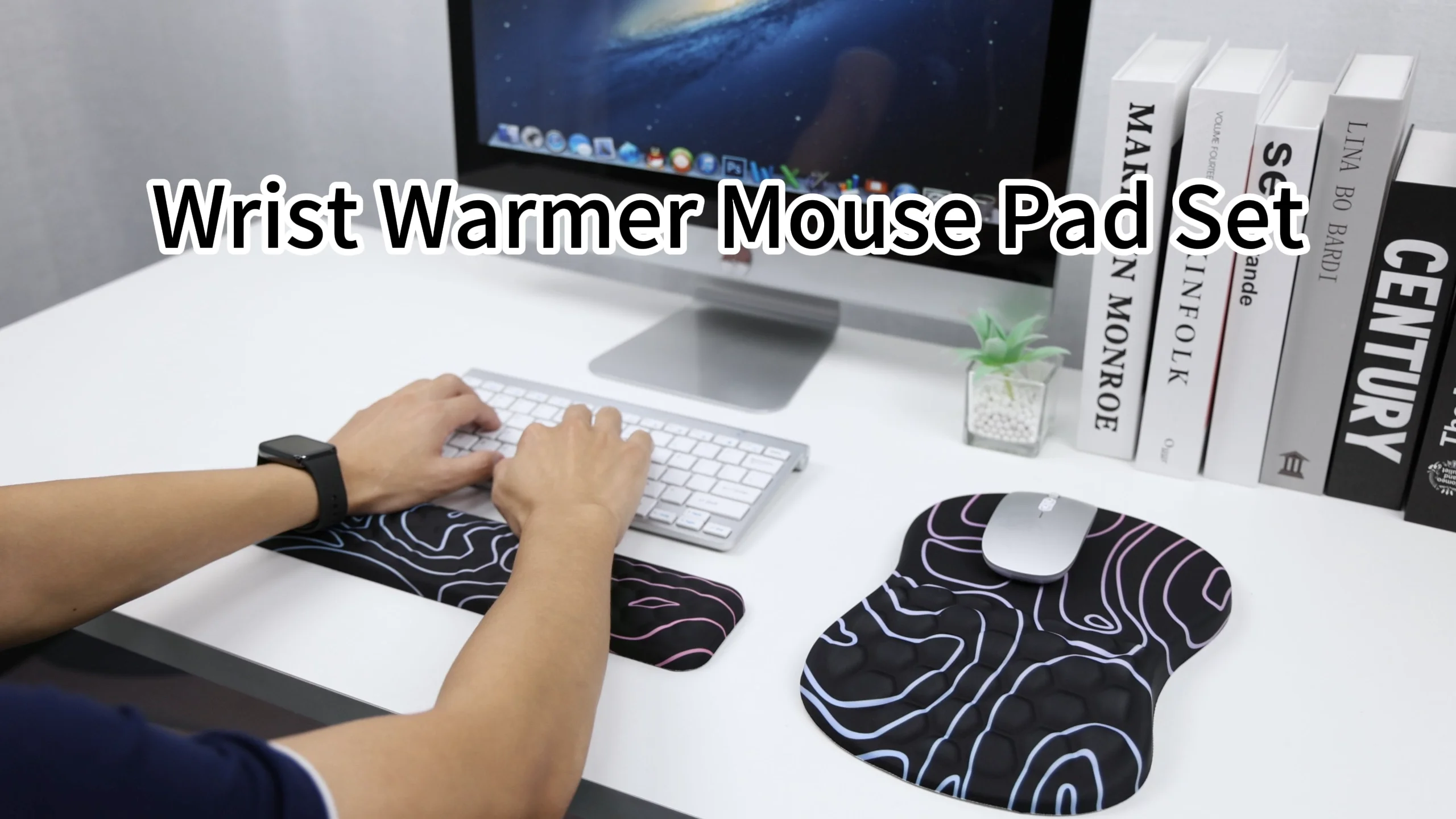 Cartoon Cute Memory Foam Mouse Pad Wrist Rest Mat Smooth Printing ...