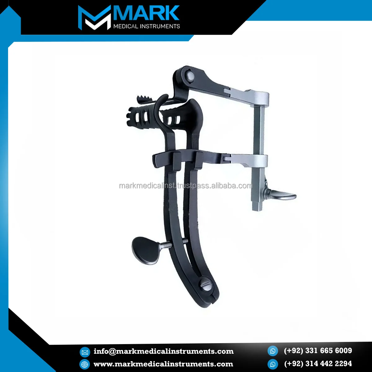 Retractor de cráneo cerebral Mayfield para neurocirugía Abrazaderas de ...