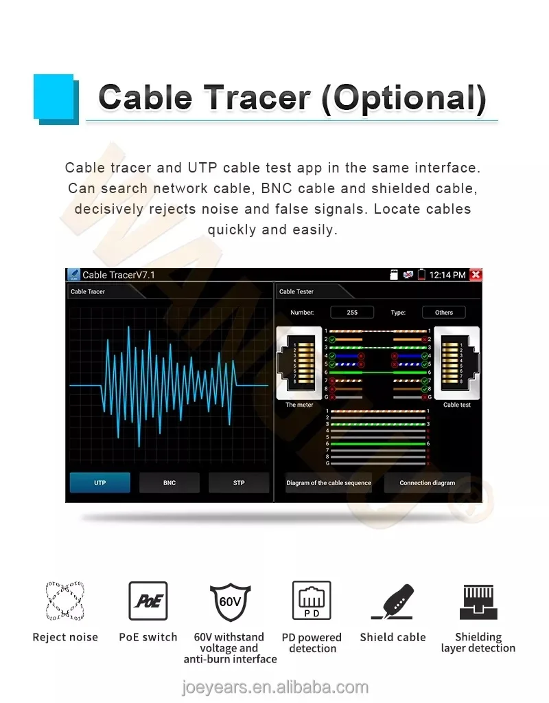 IPC-5100 Plus CCTV Tester - Versatile 5-in-1 Android System